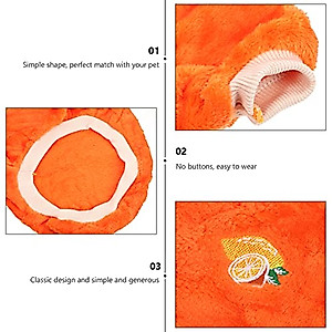 GLSTOY Decorative Outfits Autumn Warm Pattern Winter Stretchy Shirts Sweater Clothes Dogs Cold and Outdoor Clothes: Pet Cloth M Legged Thickening Two Fruit Clothing, Comfortable