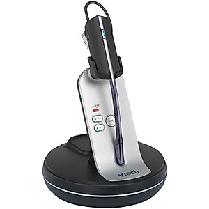 VTech VH6210 Convertible Office Wireless Headset,Silver
