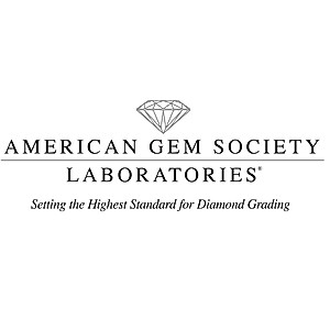 AGS Certified 1/3ct (G-H Color) REAL Diamond Solitaire Pendant Necklace for Women in 14K White Gold |Real Diamond in Real 14K White Gold