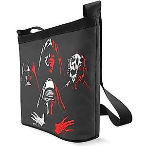 Fashion Casual and Popular Female Sling Bag Crossbody Bag Shoulder Bag with Darth Maul Darth Vader Kylo Ren Sith Star Wars Emperor Palpatine Print