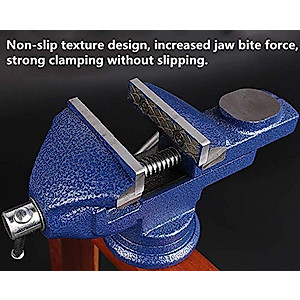 Vise Universal Rotate 360° Work Clamp-on Vise Table Vise, 3"
