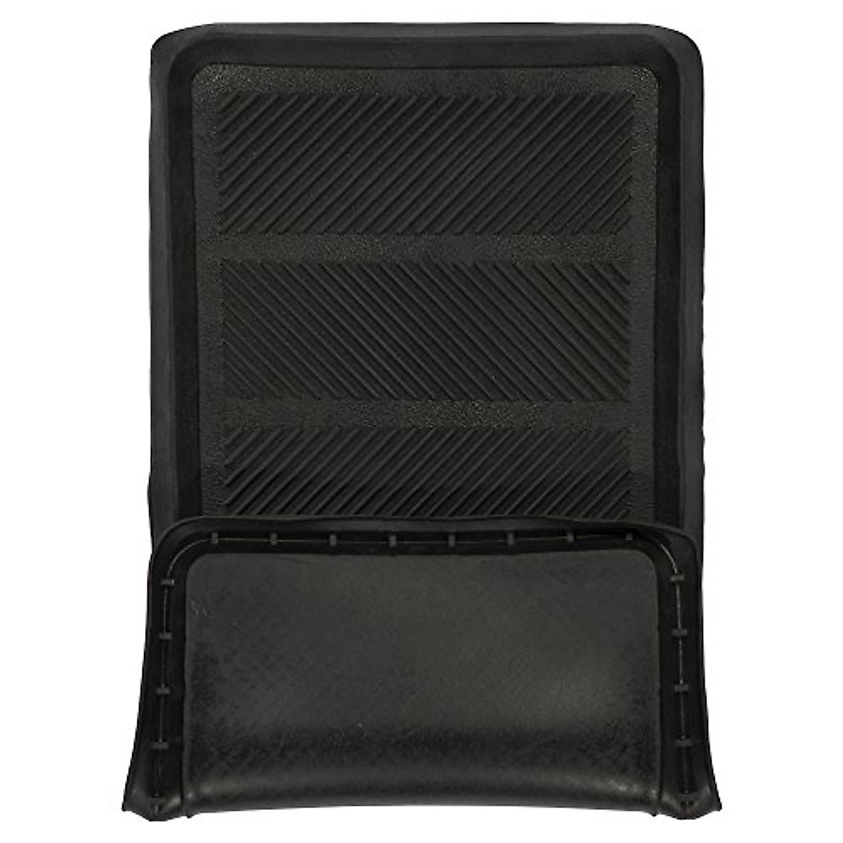 Indoor/Outdoor Hose-Wash Lines Design Non-Slip Rubber 16" x 32" Modern Entryway Mat for Entryway, Patio, Backyard, Garage, 16" x 32", Black