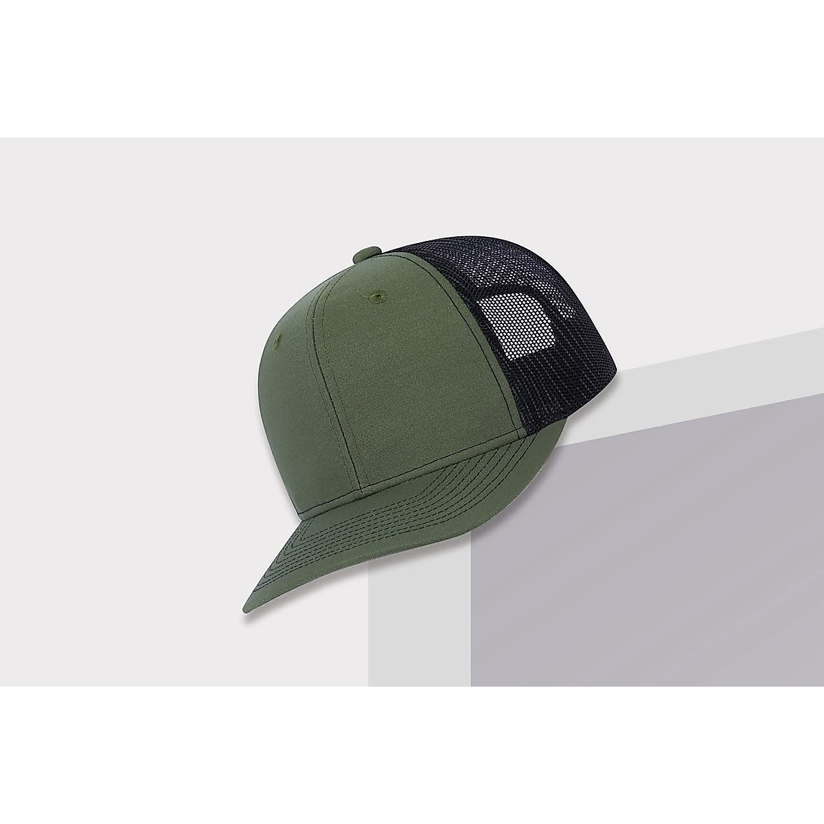 Custom Farm Hat Embroidered 112 Trucker Hat Western Farm Animal Rooster G Black for Men & Women Baseball Hat Polyester Snap