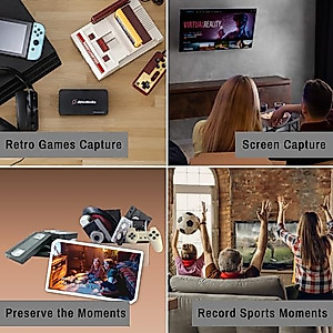 AVerMedia EZRecorder 330G - 4K Pass-Through and 1080p60 Video Recording, DVR with HDMI Capture, Digital Converter, Schedule Recording, No PC Required (ER330G)