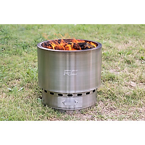 Rough Country Stainless Steel Smokeless Fire Pit w/Carry Bag - 117515