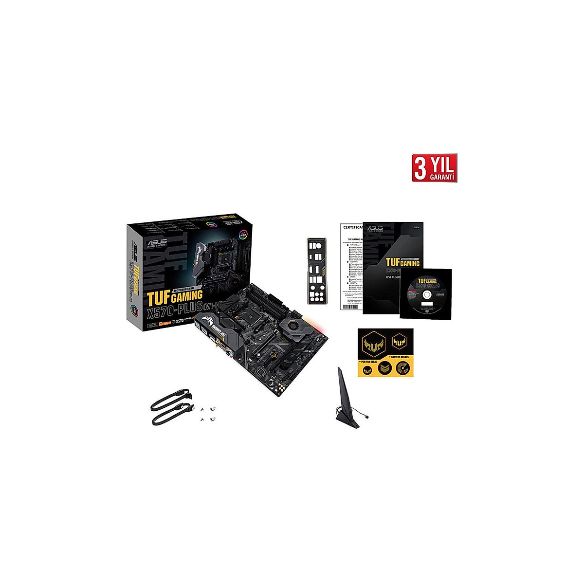 ASUS Tuf Gaming Plus AM4 AMD X570 ATX DDR4-SDRAM Motherboard