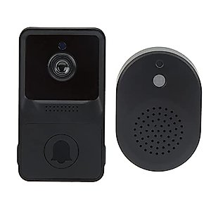 Wireless Video Doorbell Camera, Smart Ring Video Doorbell 2.4GHz WiFi Doorbell Security Camera with Motion Detector, 2 Way Audio, 800 Mah Lithium Battery, Door Bell Ringer for Home, Hotel