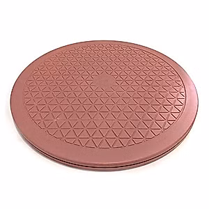 LapWorks 12 inch Rotating Plant Swivel Stand and Bonsai Turntable - Heavy-Duty Lazy Susan Base for Indoor & Outdoor Potted Plants, Gardening, and Sunlight Management (Tuscan Terra Cotta)