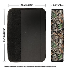 LedBack Fashion Camouflage Print Car Seat Belt Cover,Shoulder Seatbelt Pads,Soft Comfortable Shoulder Strap Pad for Men Women,2 Pack