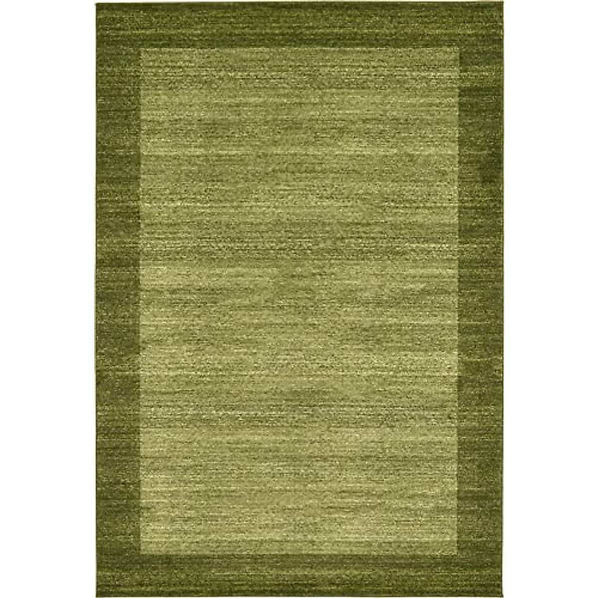 Unique Loom Del Mar Collection Area Rug-Transitional Inspired with Modern Contemporary Design, 6' 0" x 9' 0", Light Green/Beige