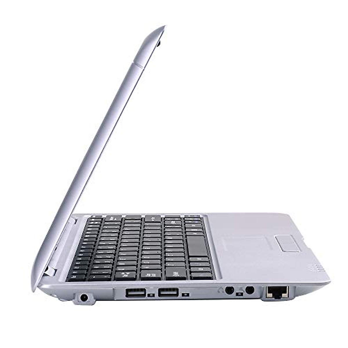 Goldengulf 10.1 Inch Portable Quad Core 8GB Computer Laptop PC Android 6.0 Mini Netbook Slim and Lightweight Notebook Webcam Netflix YouTube Google Player Flash (Silver)