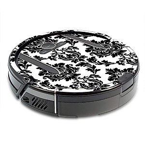 MightySkins Skin Compatible with Shark Ion Robot R85 Vacuum Minimum Coverage - Vintage Damask | Protective, Durable, and Unique Vinyl wrap Cover | Easy to Apply, Remove | Made in The USA