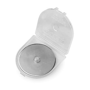 OLFA 60mm Rotary Cutter Replacement Blade, 1 Blade (RB60H-1) - Tungsten Steel Endurance® Circular Rotary Fabric Cutter Blade for Quilting, Sewing, and Crafts, Fits Most 60mm Rotary Cutters