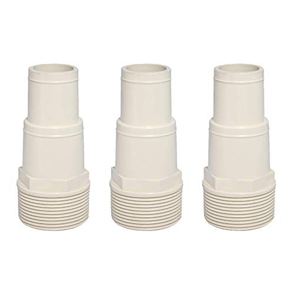 ATIE Universal 1.25"/1.5" Combo Pool Hose Adapter SPX1091Z7, SPX1091Z4 Replacement for Above-ground Pool Pump, Filter, Skimmer, Compatible with Hayward Wide Mouth Skimmer and Chlorine Feeder (3 Pack)
