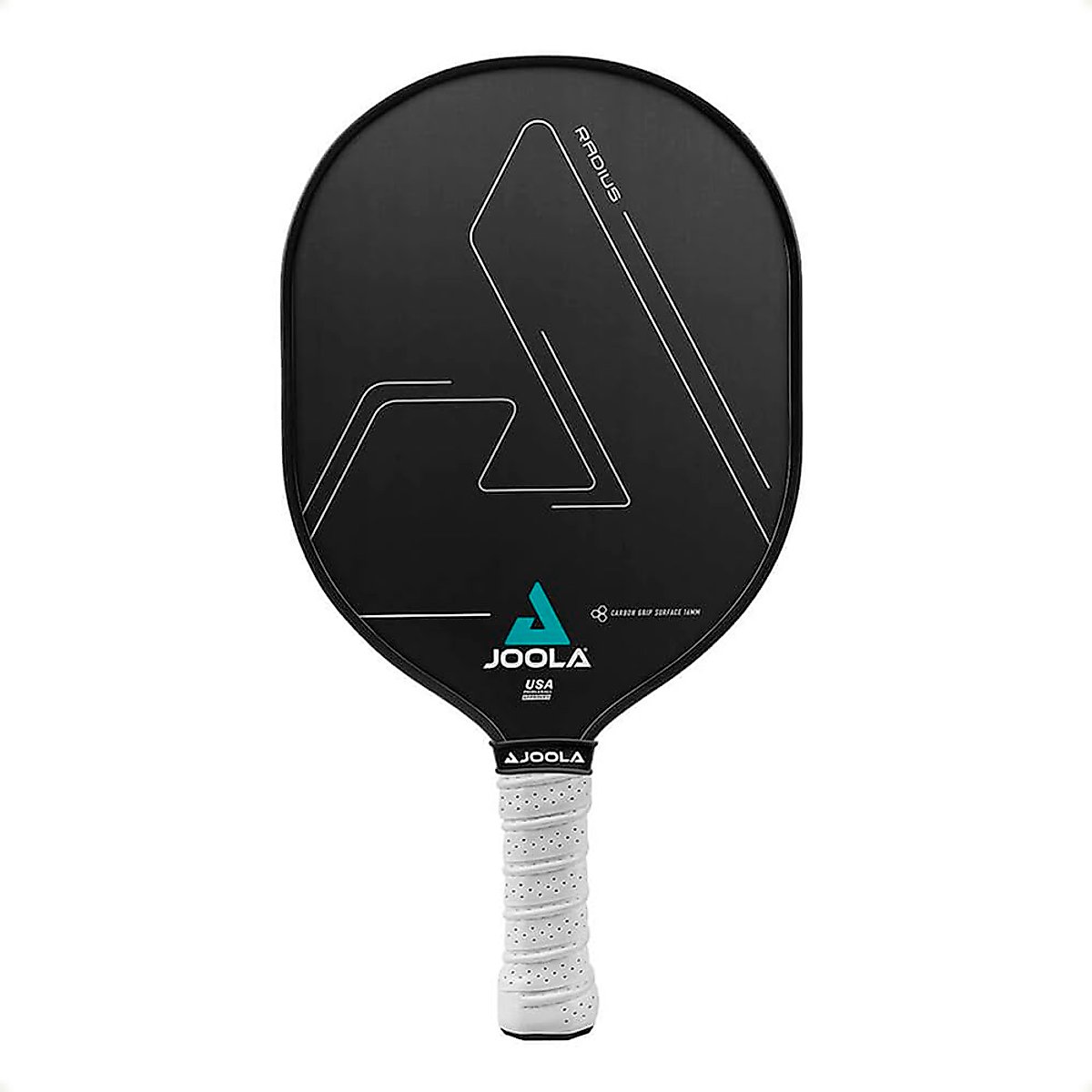 JOOLA Radius Pro Pickleball Paddle with Textured Carbon Grip Surface - Creates More Spin and Maximum Control - Largest Sweetspot - 16mm Pickleball Racket with Response Polypropylene Honeycomb Core