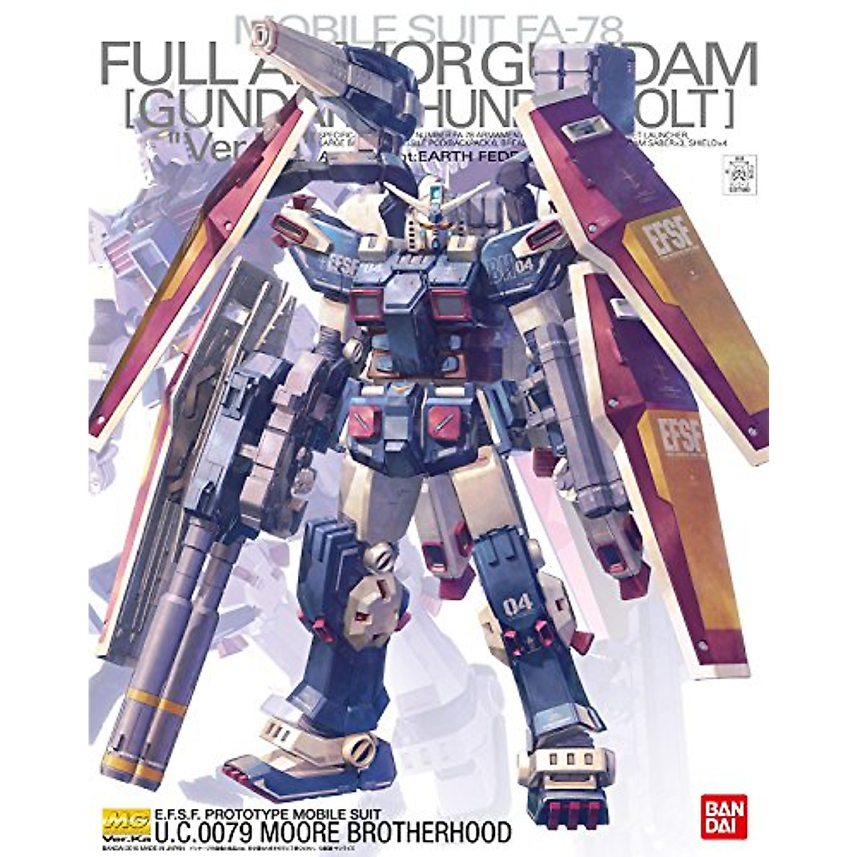 Bandai Hobby MG Full Armor Gundam Thunderbolt Ver. KA Building Kit (1/100 Scale)