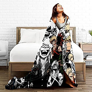 Anime Throw Blanket Merch Soft Plush Bedding Sofa Warm Flannel Fleece Blankets for Kids Adult Gifts 50&quot;x40&quot;