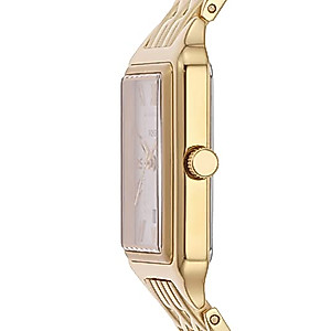 Fossil Women's Raquel Quartz Stainless Steel Three-Hand Watch, Color: Gold (Model: ES5220)
