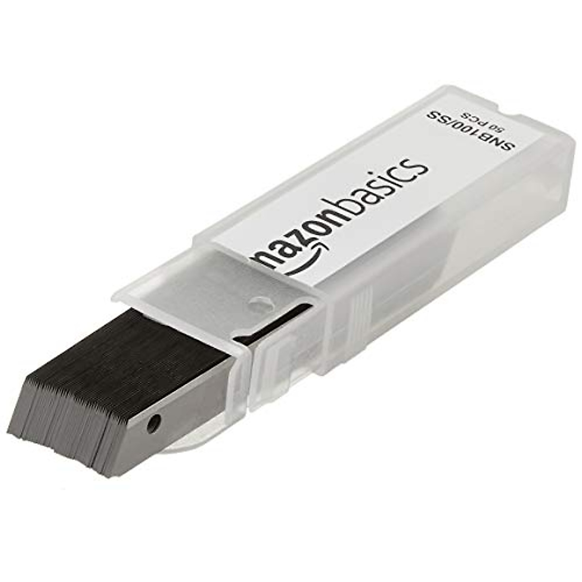 Amazon Basics 9mm (13-Point), Stainless Steel Snap Off Blades, 100/box