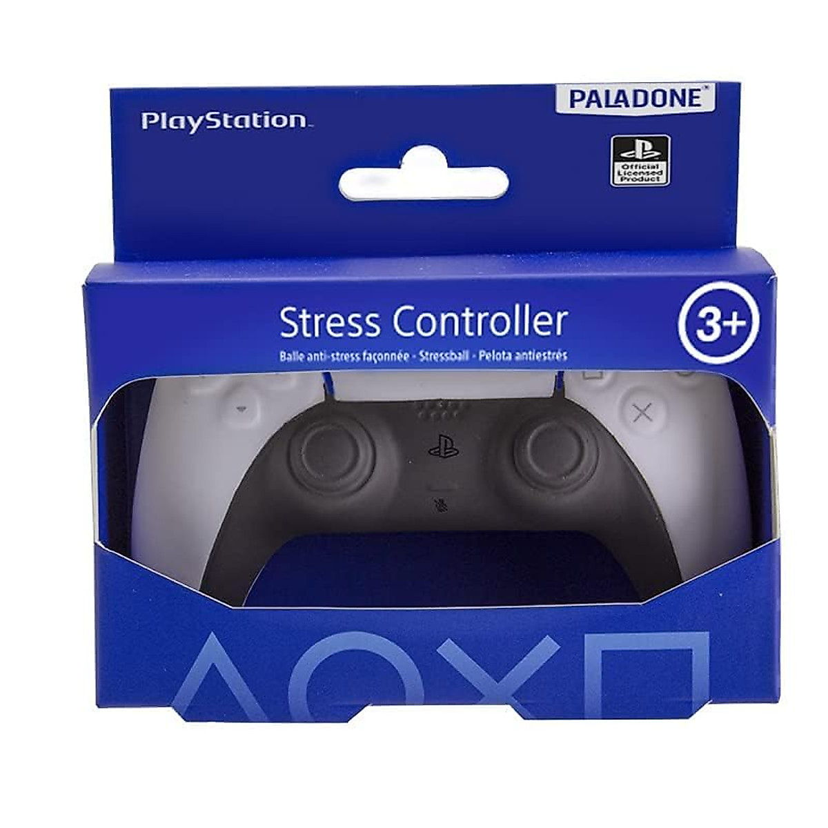 Paladone PlayStation Controller Stress Ball | Finger Exercise & Stress Relief Toy | Gift for Gamers for Home or Office