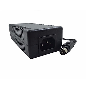 12V5A 6A Switching Power Supply 4 Pin 60W 72W AC DC Converter Adapter 4-Pin for LCD TV Monitor Flat Panel TV DVR Cable Cord Charger with AC Cable (12V6A 4pin with AC Cable)