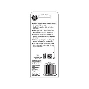 GE 44727 25-Watt Tubular Light T6.5 1CD Light Bulb