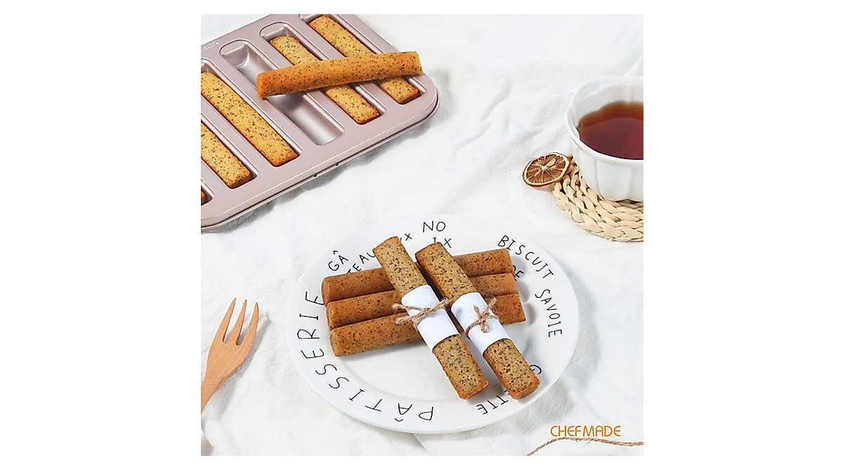 CHEFMADE Non-Stick Financier Pan for Perfect Baking
