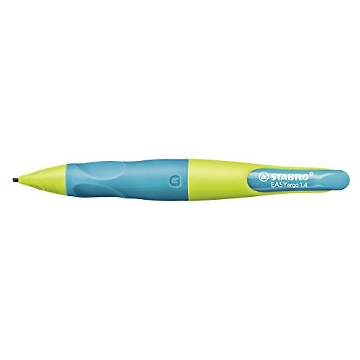 STABILO Ergonomic Mechanical Pencil EASYergo 1.4 - Right-Handed - Lemon Green/Aquamarine