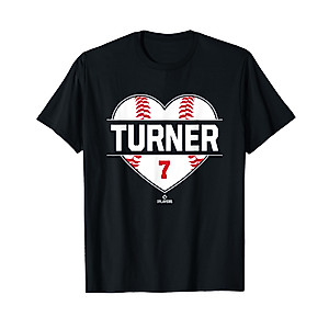 Vintage Baseball Bat Gameday Trea Turner Philadelphia MLBPA T-Shirt