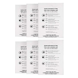 Smart Choice SCPUREAIR6PK SCPUREAIR 6 Count Air Filter, 6.5" x 4.75"