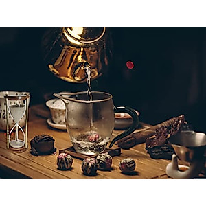 Rosewood Brass Hourglass with Qoute with god All Things are Possible 7 inches 30 Minute Sand Timer | Sand Clock | Timer with Sparkling Natural Sand for Home & Kitchen Office Table Desk