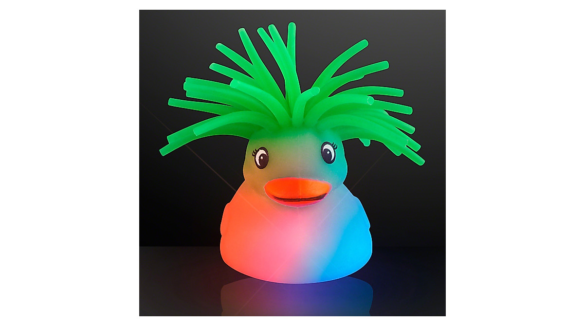 Light Up Funky Flashing Disco Ducks - Set of 6 Party Favors