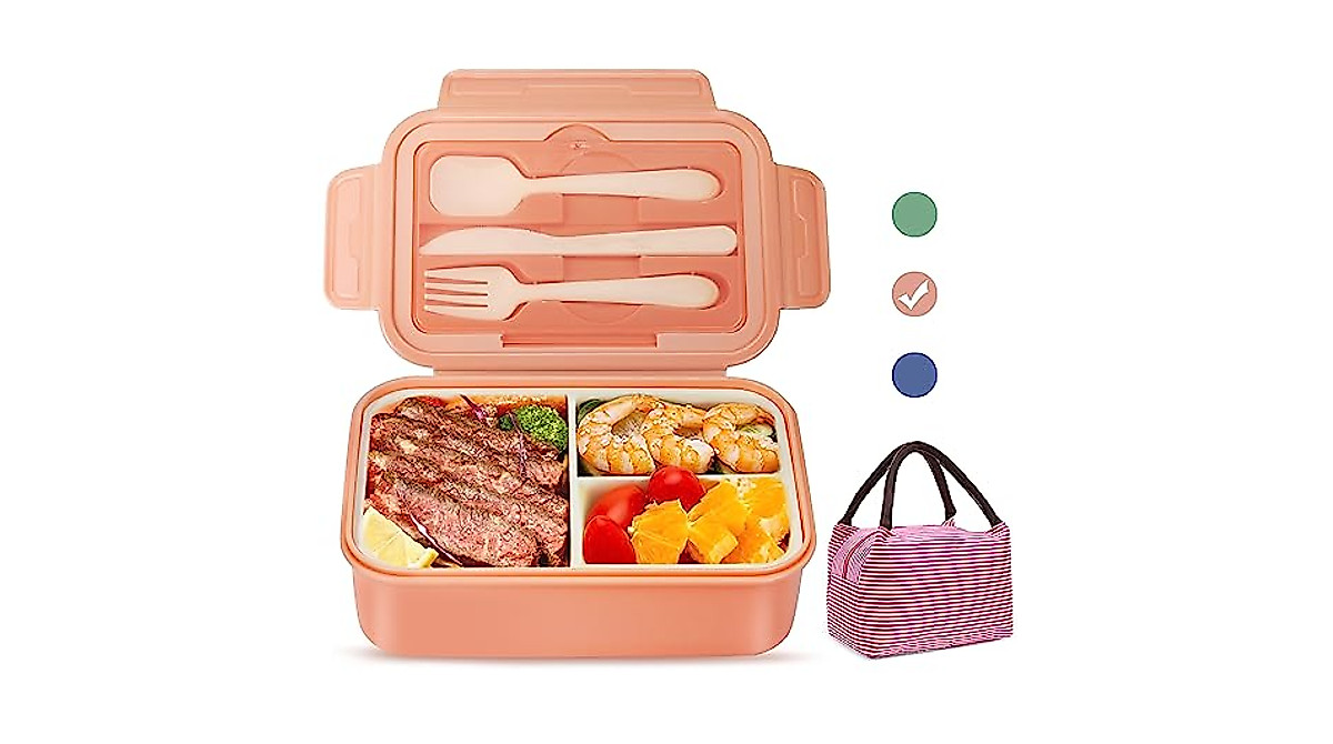 Landmore 1100 ML Bento Box for Kids & Adults - Leakproof