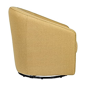 babyletto Madison Swivel Glider in Performance Dijon Eco-Twill, Water Repellent & Stain Resistant, Greenguard Gold and CertiPUR-US Certified