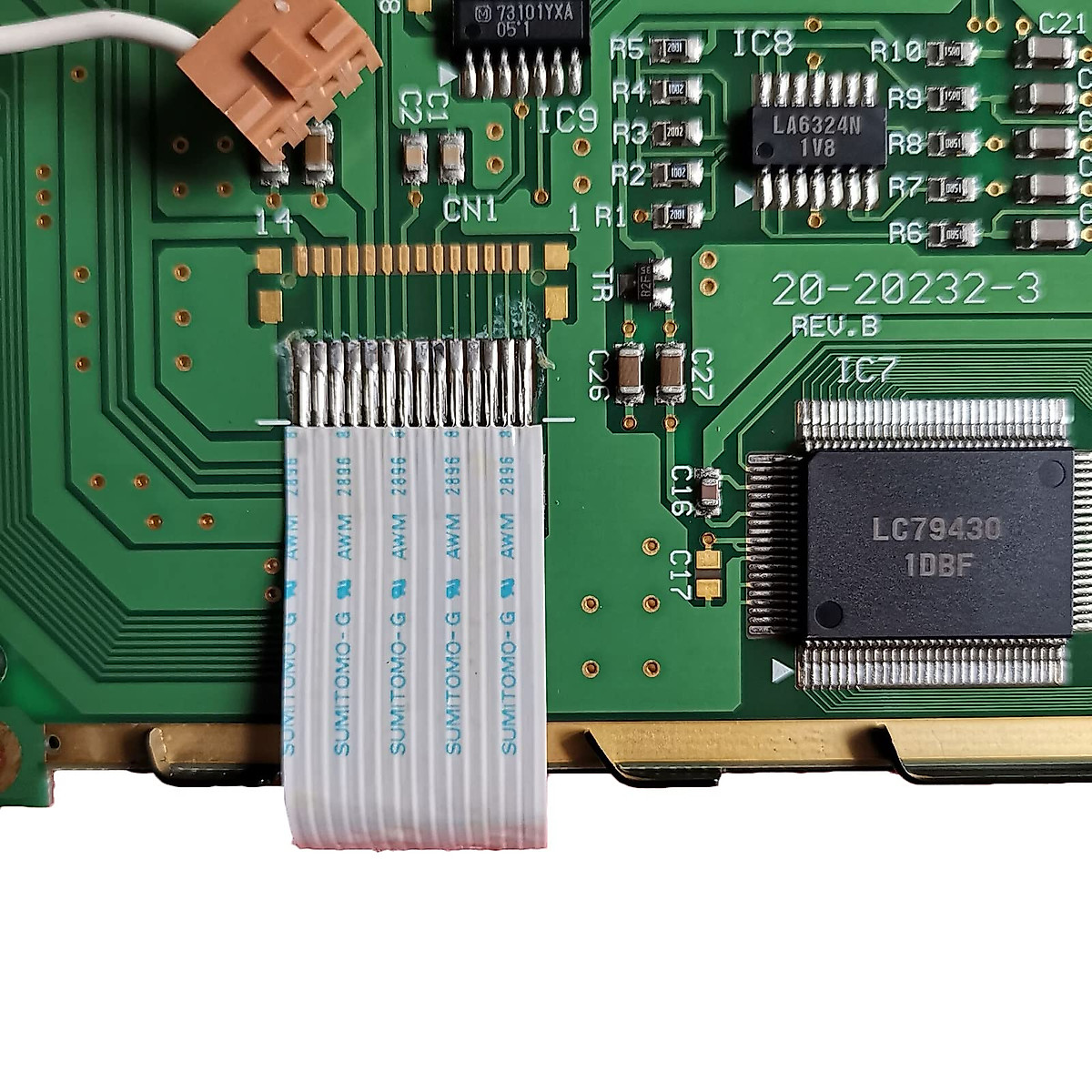 JayTong LCD Display for EW32F10NCW 5.7 Inch 320×240 LCD Screen Module Replacement with Tools