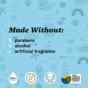 Hello Bello Baby Wipes I Plant Based Wipes for Sensitive Skin Made with 99% Water and Aloe for Babies and Kids I Unscented I 360 Count (6 Packs of 6)