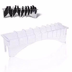 Clipper Holder,Limit Comb Storage Box Hair Clipper Positioning Caliper Comb Organizer Case,Clipper Guard Box for Hair Clipper Limit Comb Guide Attachment (02)
