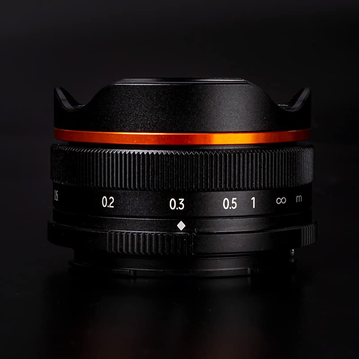 Brightin Star 10mm F5.6 Fisheye Manual Focus Prime Lens for Canon EOS-M Mount Mirrorless Cameras, APS-C Ultra-Wide Angle Fixed Lens, Fit for M6, M50, M5, M3, M200, M10, M100, M, M2 (Black)