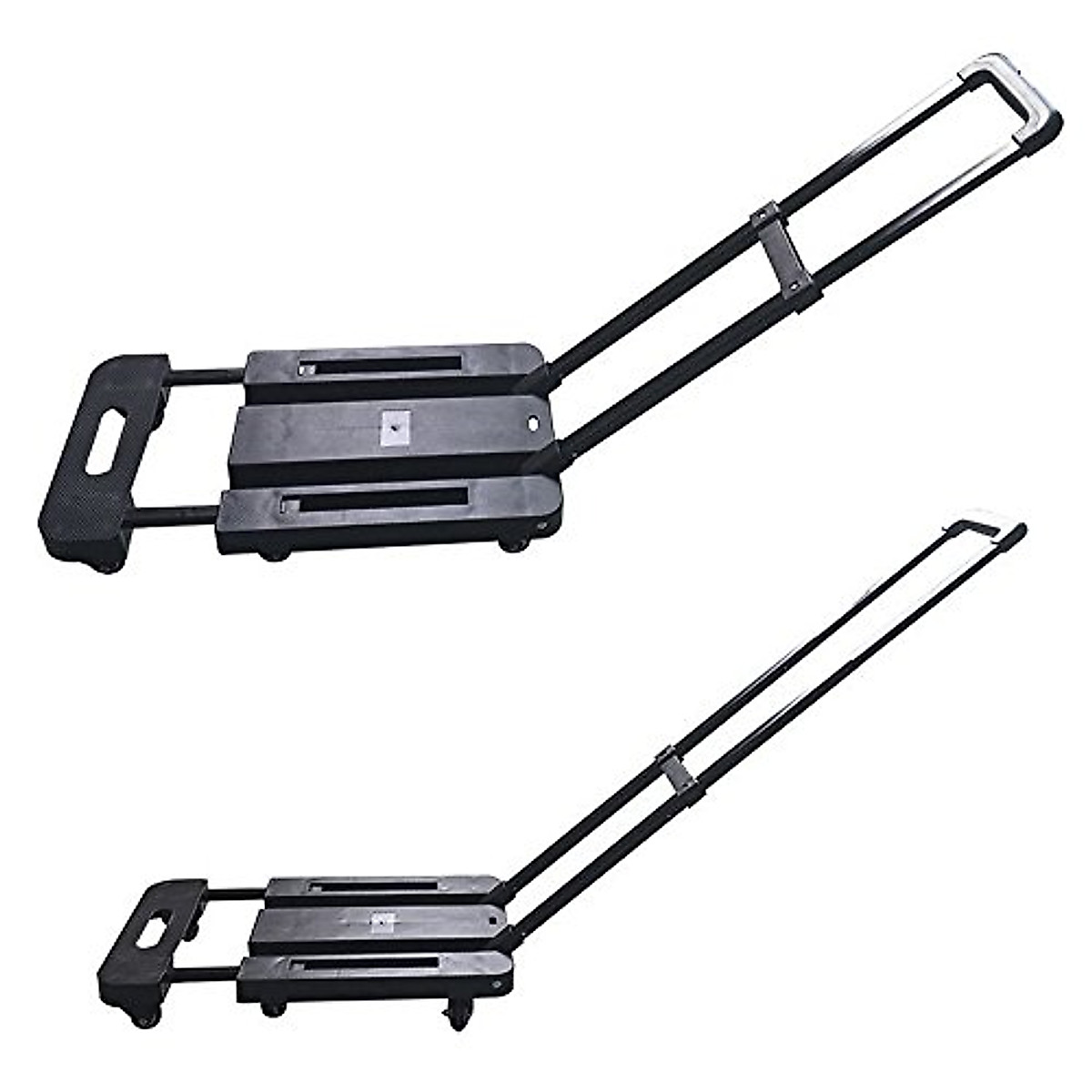 Boshen 440lb 18.50"x11.81"x3.54" Heavy Duty Luggage Cart Dolly Folding Platform Moving Warehouse Push Hand Truck