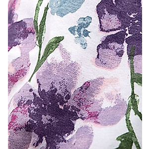 Burt's Bees Baby baby girls Zip-up Footed Sleeper Pj & Set of Bibs Bundle, 100% Organic Cotton Gifting, Daylily, 18 Months US