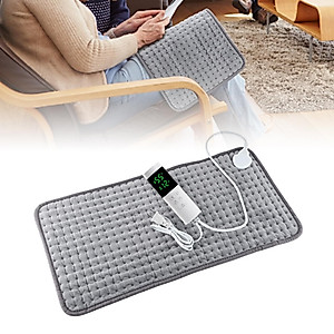 Electric Heating Pad, Small Multifunctional Electric Heated Blanket, Digital Display 12 Level Timing,Hot Pad for Arms and Legs