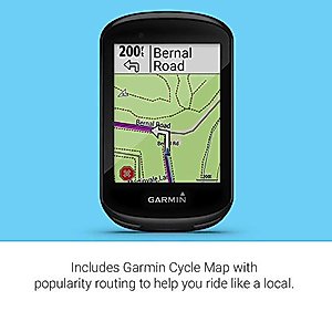 Garmin Edge 830, Performance GPS Cycling/Bike Computer with Mapping, Dynamic Performance Monitoring and Popularity Routing