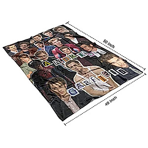 Actor Blanket Flannel Throw Blanket Super Soft Plush Blanket for Winter Bedding/Couch/Travel/Outdoor - Gift for Women Friends 50"x40"