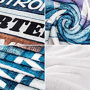 Yomaisky Anniversary Birthday Gifts for Her Wife from Husband to My Wife Blanket Presents Christmas Valentines Gifts for Her Wife Romantic Healing Soft Warm Flannel Fleece Woollen Throws for Bed Sofa