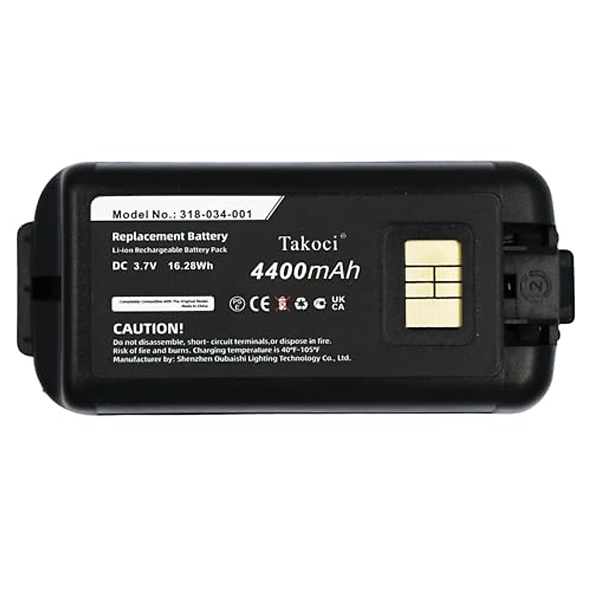 Replacement 318-034-001 AB18 Battery for I-ntermec CK3 CK3A CK3B CK3C CK3X EDA61K CK3C1 CK3N CK3N1 CK3R Barcode Scanners 3.7V 4400mAh