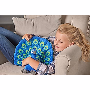 Wild Republic Peacock Plush, Stuffed Animal, Plush Toy, Gifts for Kids, Cuddlekins 12 Inches