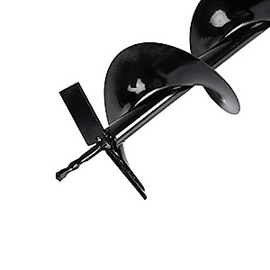 4''x32'' Garden Auger Spiral Drill Bits Earth Auger Drill Bits Heavy Metal Auger Drill Bit for Gas Hole Digger