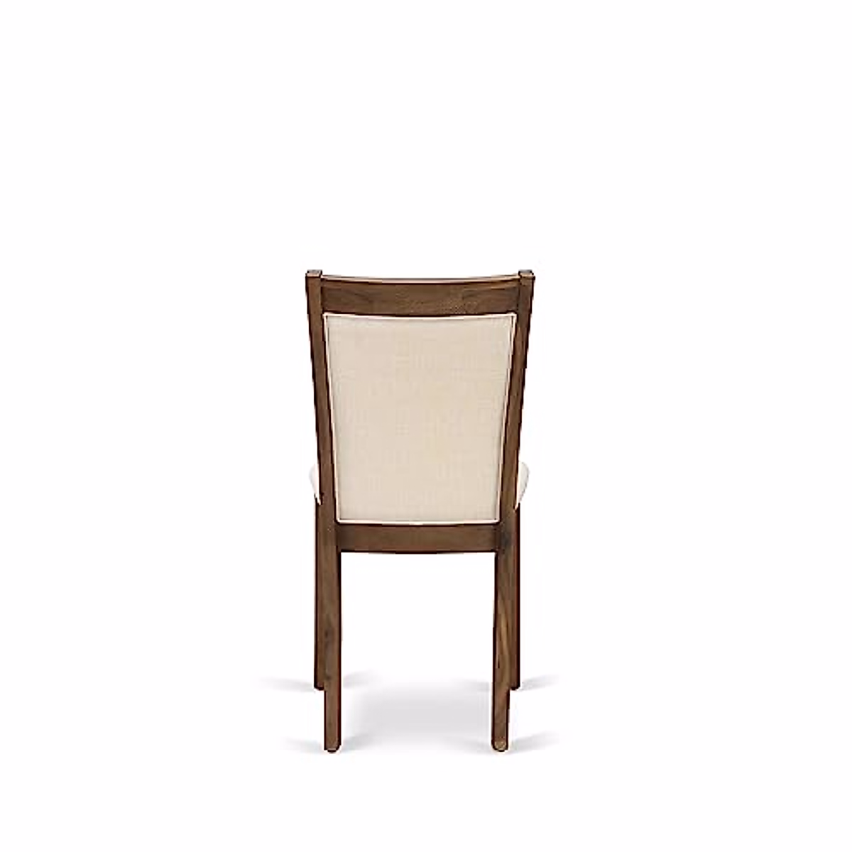 East West Furniture HBMZ5-AWA-32 5 Piece Dining Room Furniture Set Contains a Round Dining Table and 4 Parson Chairs, 42x42 Inch, Antique Walnut