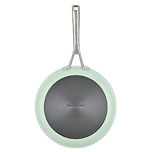 KitchenAid Hard Anodized Ceramic Ceramic Nonstick Cookware Pots and Pans Set, 9 Piece - Pistachio