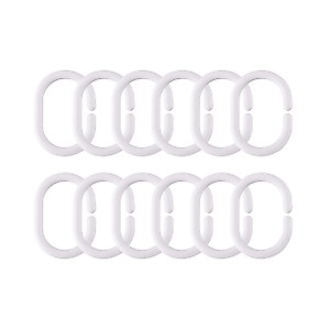 WellColor Short Shower Curtain Liner 65 inch, Pebble Translucent EVA Bath Shower Liners, Heavy Duty, Cobblestone, 72 x 65 inch